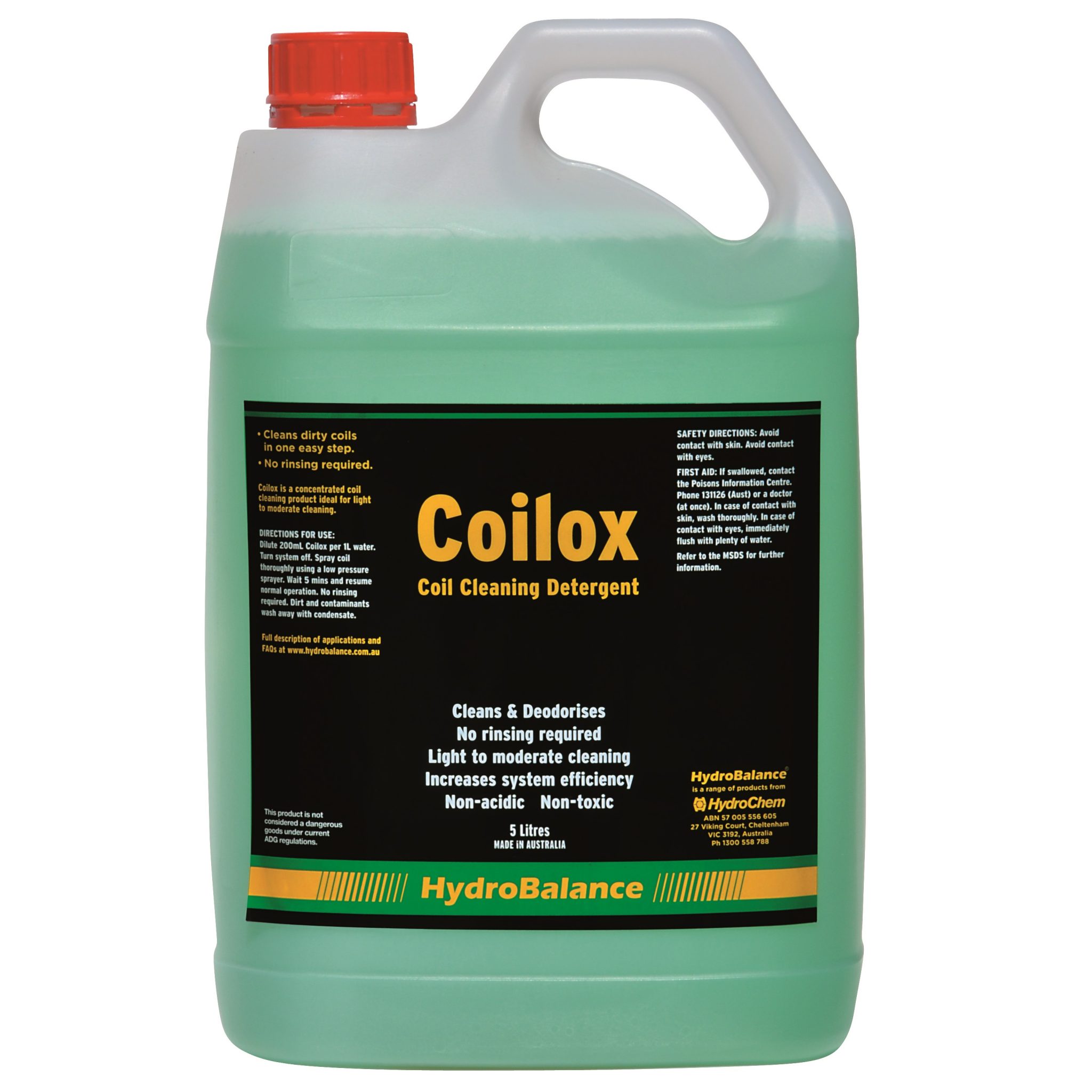 Coilox - Coil Cleaning Detergent - 3 x 5L - HydroChem